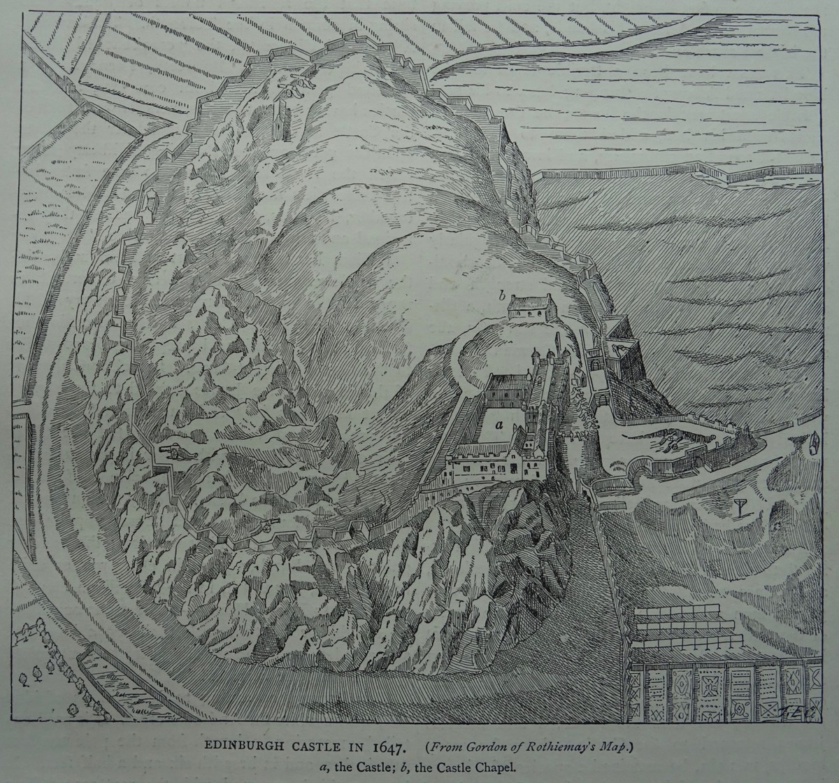 Map Of Edinburgh Castle