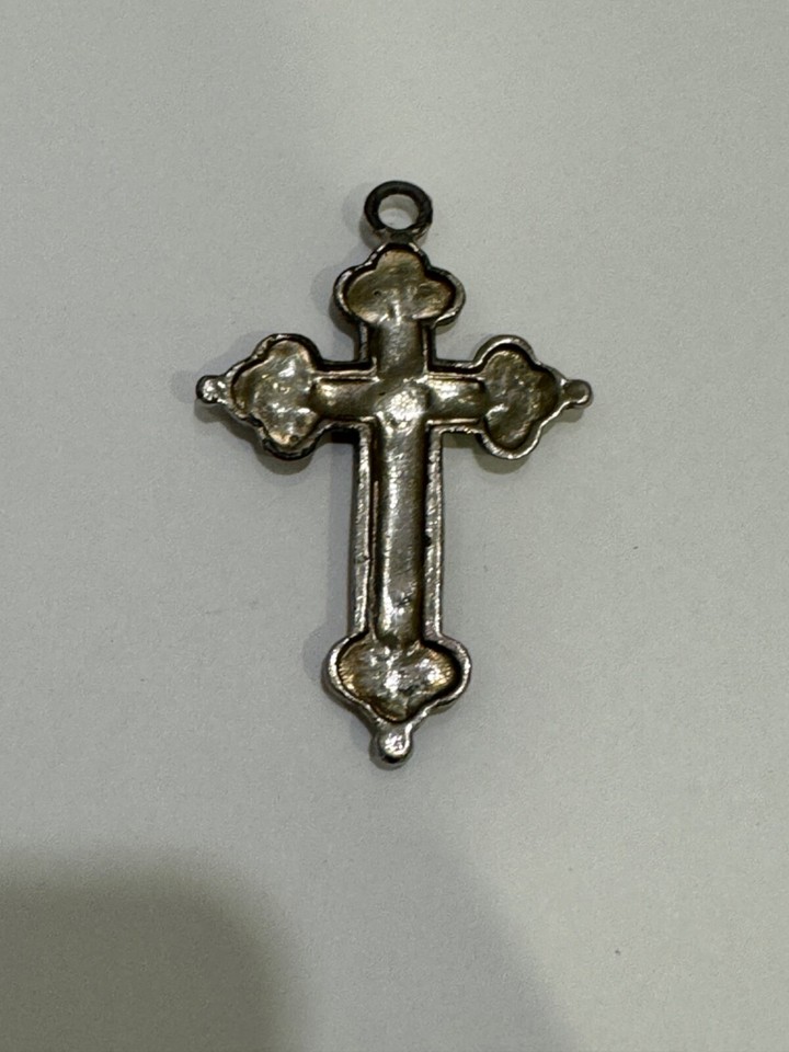 Large croos approx 2.25" in silver tone for Necklace or rosary | eBay