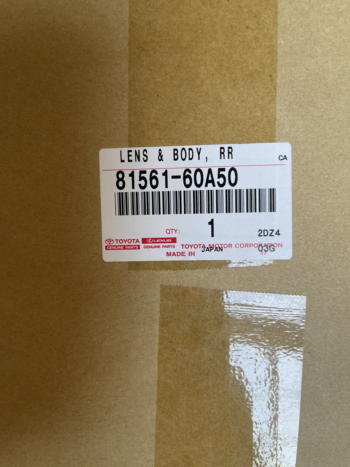 Lexus LX570 Rear Taillight 81561-60A50 Driver (on body) 2013-2015 OEM ...