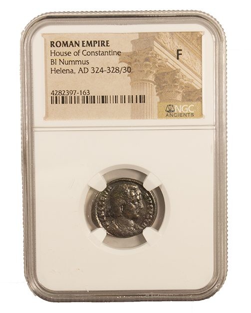 Roman Bronze Coin of Helena 324-337 AD NGC Certified Fine (F) Grade | eBay