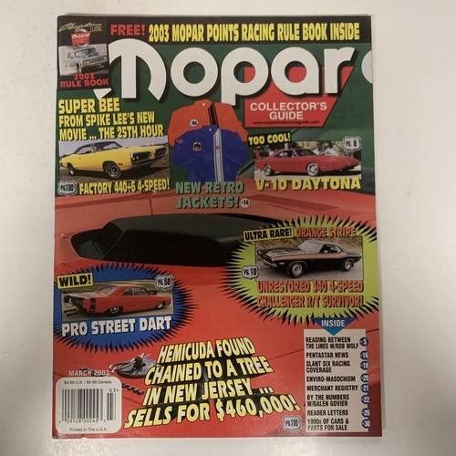 Mopar Magazine - March 2003 | eBay