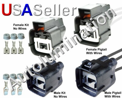 Pigtail Connector Radiator Cooling Fan 3 Pin Male Female Position | eBay