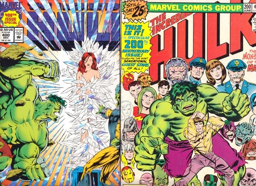 INCREDIBLE HULK #200 400 VF Silver Surfer key anniversary bronze age ...