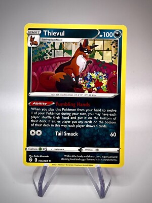 Pokémon TCG Thievul Evolving Skies 105/203 Rare | eBay