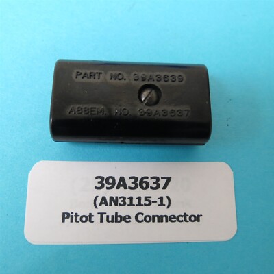 Aircraft Air Speed Instrument PITOT TUBE CONNECTOR 39A3637 / AN3115-1 NOS | eBay