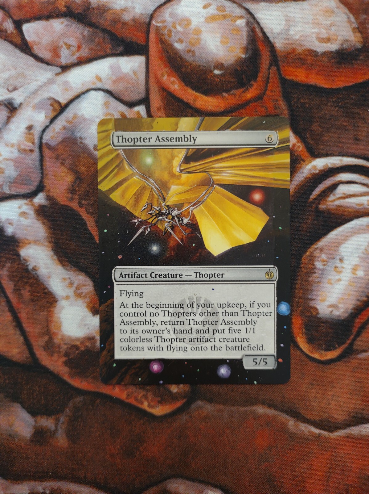 Magic the Gathering Thopter Assembly Hand Painted Unique Custom MTG Alter | eBay