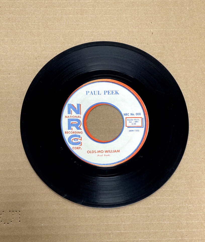 PAUL PEEK NRC 45 I'M NOT YOUR FOOL ANYMORE/OLDS-MO-WILLIAM 008 | eBay