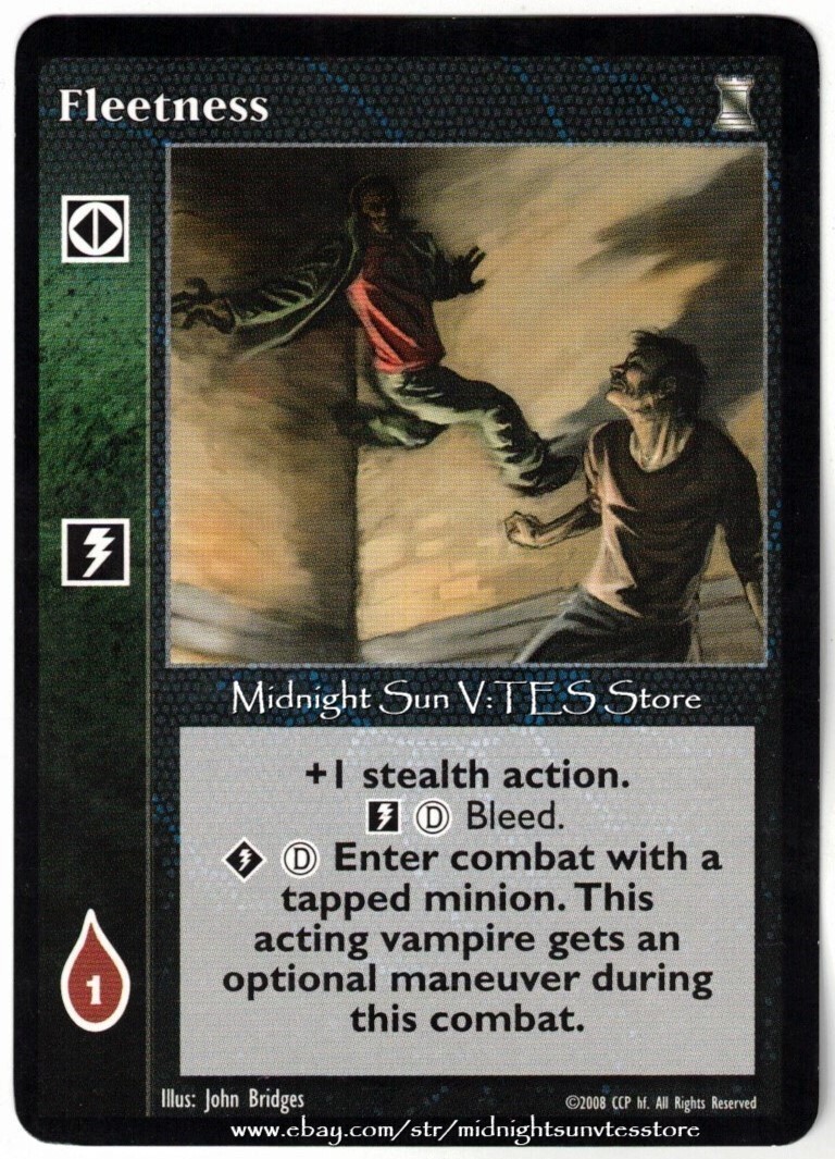 Fleetness Keepers of Tradition V:TES VTES Vampire CCG | eBay