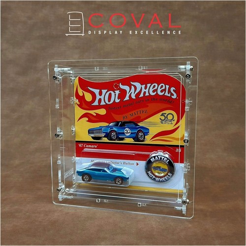 HOS-101 Acrylic Display Case for Single Carded Hot Wheels Original ...