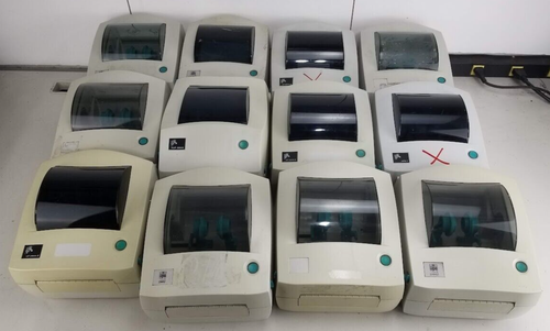 *LOT OF 12*Zebra Thermal Label Printer |3x LP2844-Z|7x LP2442|LP2844 ...