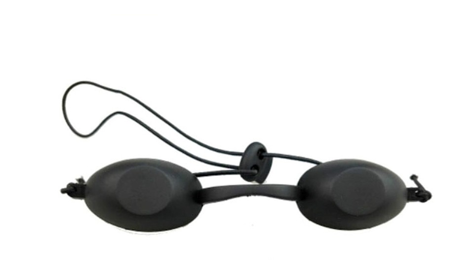 Black Flexible Tanning Goggles UV UVA UVB Eye Protection Glasses ...