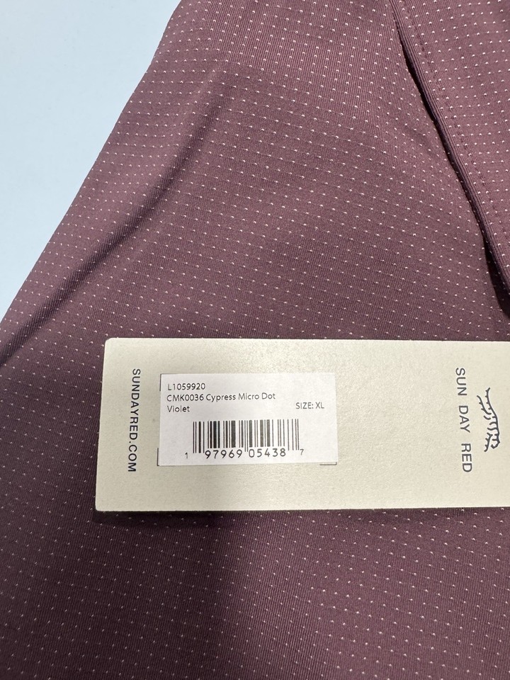Sun Day Red Cypress Micro Dot Polo & Icon Polo Size XL RARE | eBay