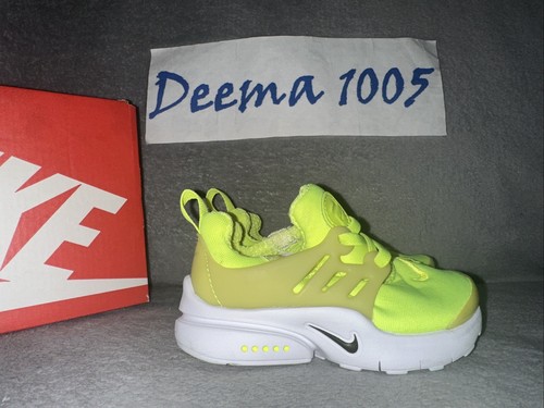 Toddler Nike Little Presto Athletic Shoes ‘Volt’ DO1381 700 - Size 7C ...