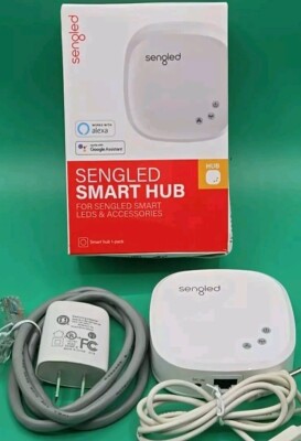 Sengled Smart Home Hub Z02-Hub Lights Bulbs Alexa Google Element, Open ...