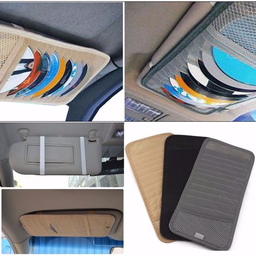 Auto Car CD / DVD Sun Visor Storage CD Holder Organiser - holds 12 CD ...