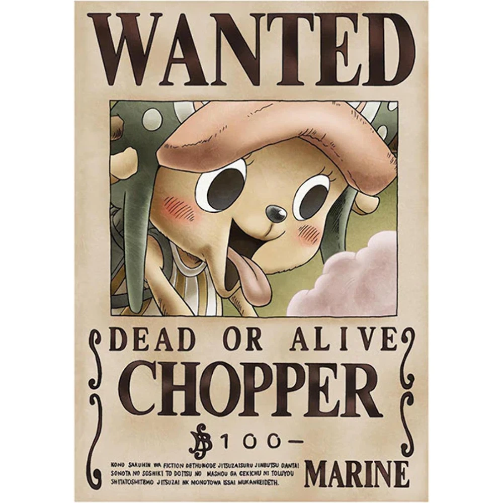 One Piece Wanted Posters Chopper
