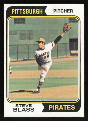 1974 Topps #595 Steve Blass Card TCCCX | eBay