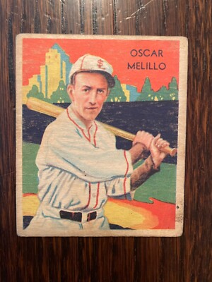 1935 DIAMOND STARS #53 OSCAR MELILLO ST. LOUIS CARDINALS BASEBALL CARD ...