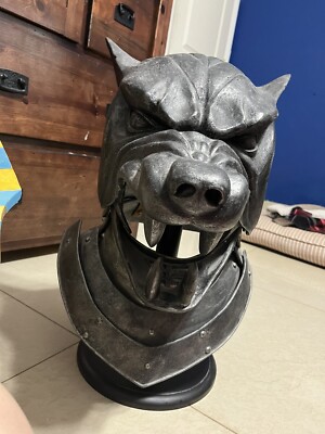 Game of Thrones Helmet The Hound's Helm by Valyrian Steel Has crack. | eBay