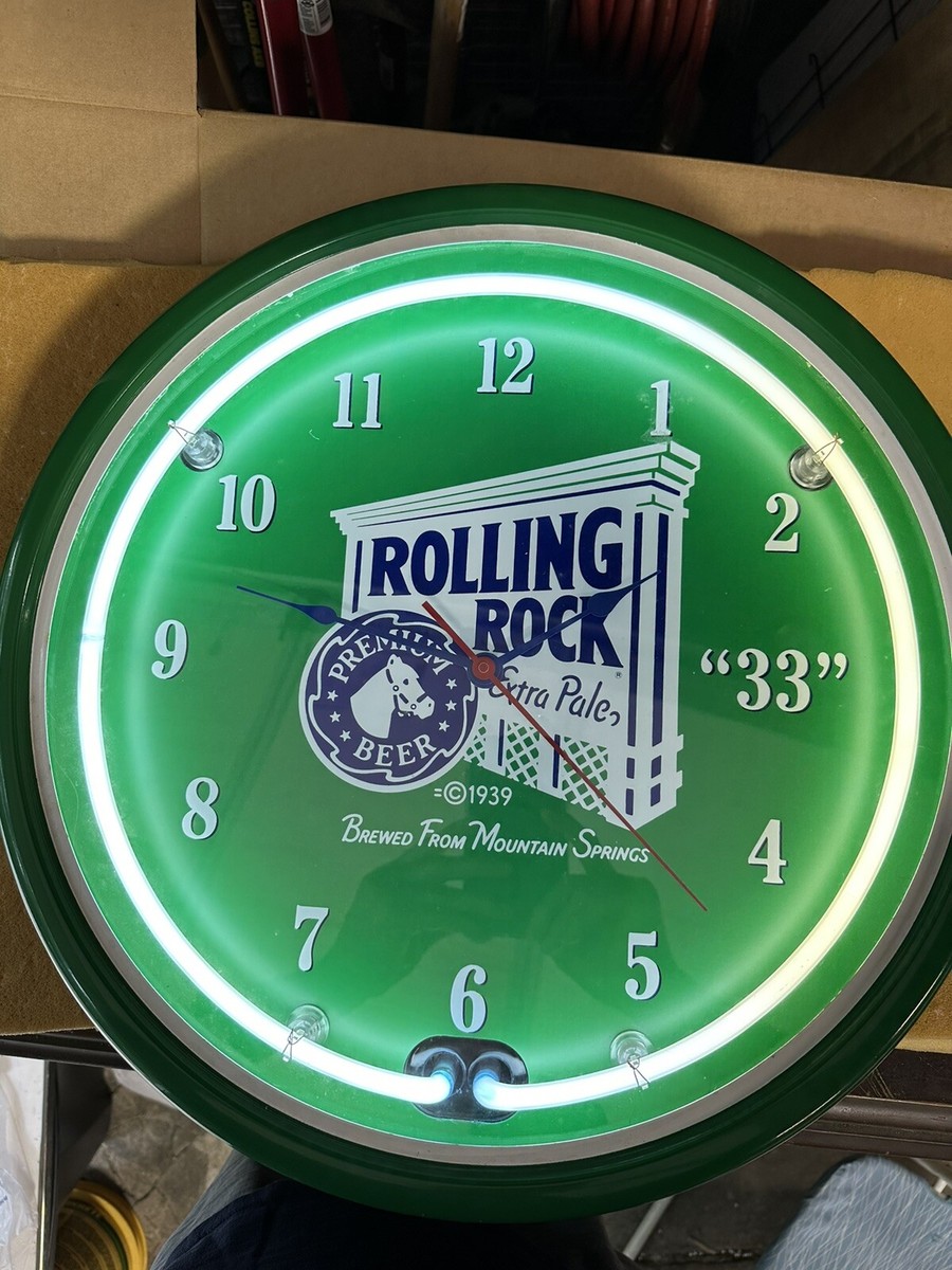 Clock Beer Clocks For Electric Motors 1940s O. B. Mcclintock Co. Circa