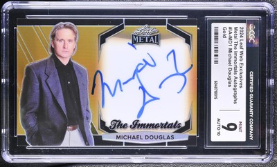 2024 Web Exclusives #IA-MD1 Michael Douglas The Immortals Auto /100 ON ...