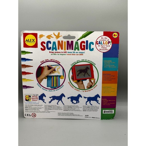 Scanimagic ALEX Toys Scanimation Coloring Moving Pictures Toy NEW | eBay
