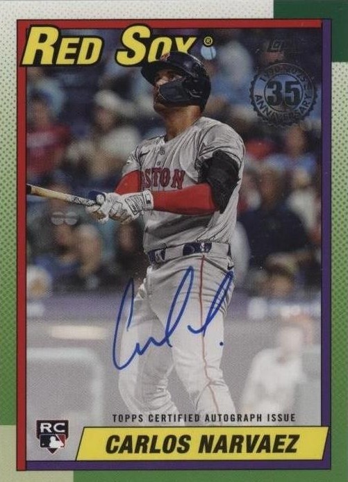 2025 Topps Update Series - 1990 Topps Baseball Autographs Carlos ...