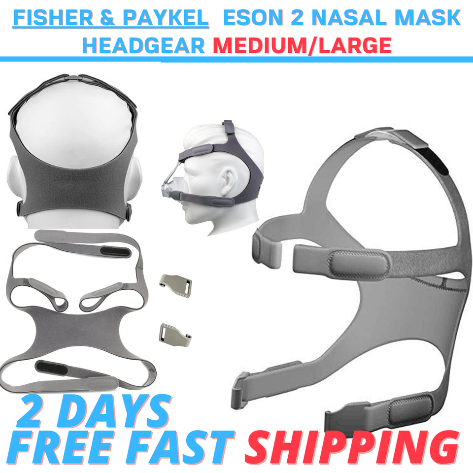 F&P Eson 2 Nasal Mask Headgear Strap Replace for Simplus CPAP Medium ...