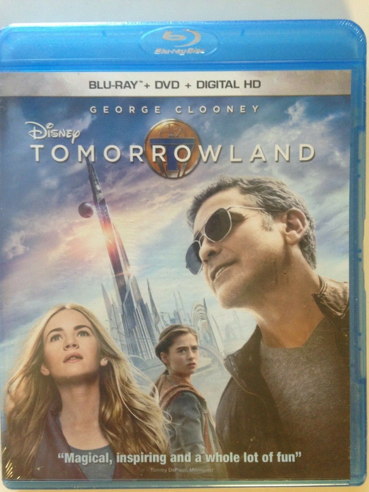 Tomorrowland (Blu-ray/DVD, 2015, 2-Disc Set,)(NEW) George Clooney | eBay
