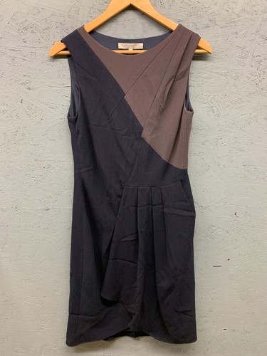 BCBG Max Azria Runway Dress Women’s Small Sleeveless Colorblock Navy ...