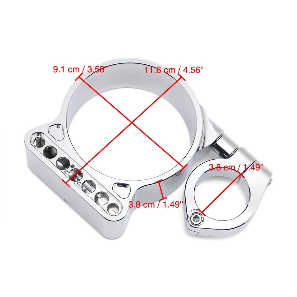 Side Mount Speedometer Relocation Bracket for Harley Sportster XL883 ...