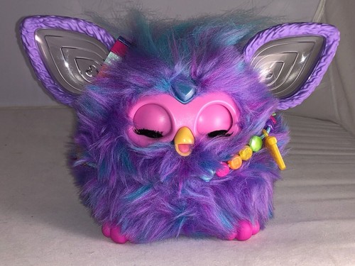 Furby Hasbro Purple Interactive Toy Plush - English version , 6 inch | eBay