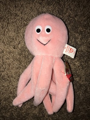 TY Beanie Baby - INKY the Octopus (6.5 inch) - MWMTs Stuffed Animal Toy ...
