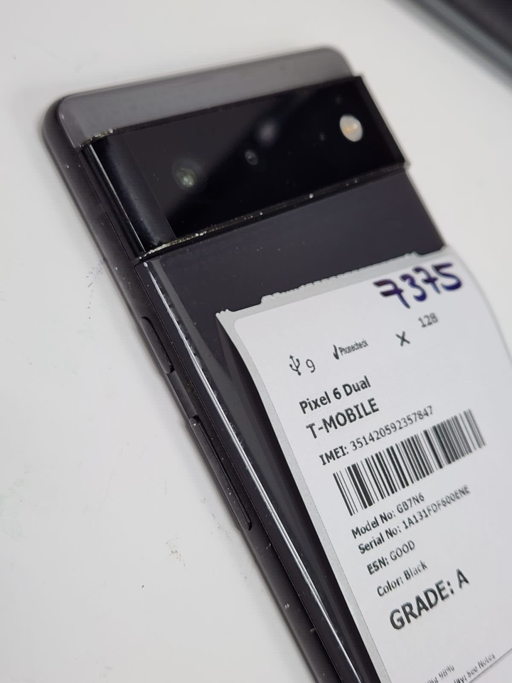FOR PARTS - Google Pixel 6 - 128GB - Black - T-Mobile - GB7N6 - 7375 | eBay