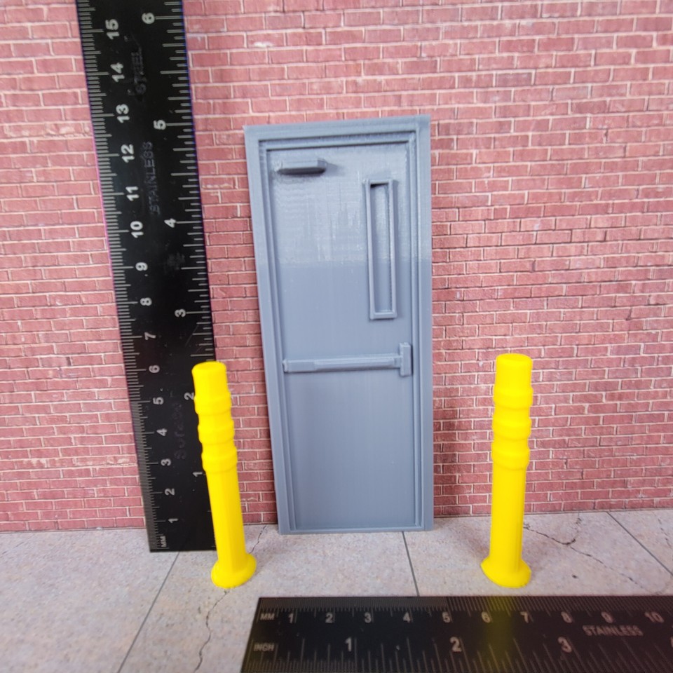 Shop Door Model Kit 1/18 scale for Shop Garage Diorama Display Prop | eBay