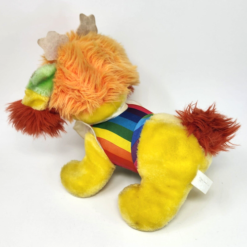 VINTAGE 1983 MATTEL RAINBOW BRITE PUPPY BRITE YELLOW DOG STUFFED ANIMAL ...