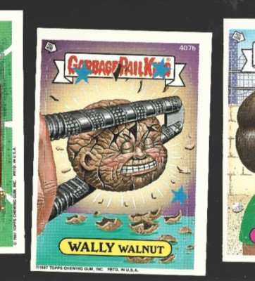 1988 Topps Garbage Pail Kids #407b Wally Walnut Mint | eBay