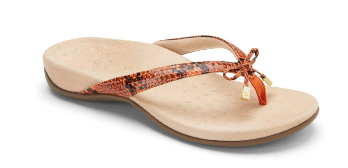 Vionic Bella II Snake Clementine Sandal Flip Flop Women's sizes 5-11 ...