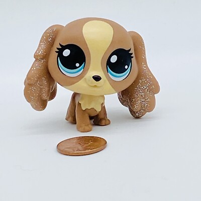 Cocker Spaniel Dog #295 - Authentic Littlest Pet Shop - Hasbro LPS ...