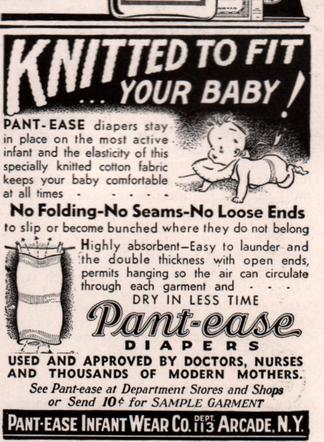 1941 AD PANT-EASE KNITTED DIAPERS | eBay