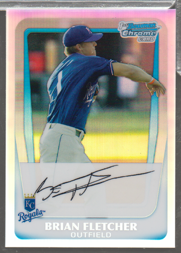 Brian Fletcher Royals 2011 Topps Bowman Refractor /799 BCP103 ...