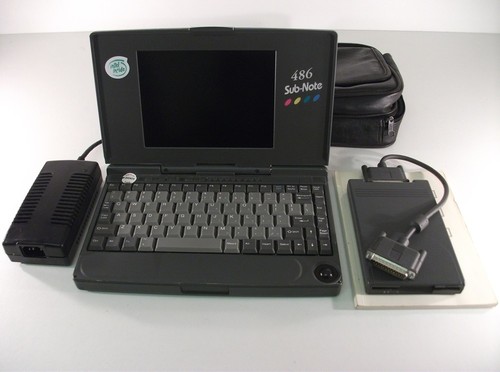 Ambra SN8660C 486 Sub-Note Intel 486/SX Vintage Laptop | eBay