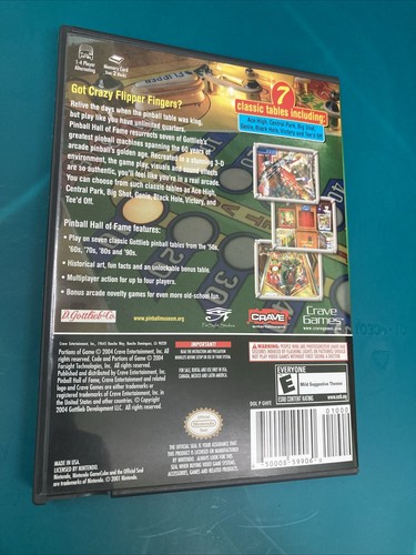 Pinball Hall of Fame: The Gottlieb Collection (Nintendo GameCube, 2005 ...