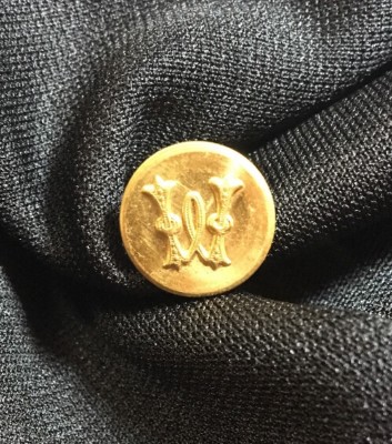 Superior Quality Gold Plated 1/2 inch Hat Band Buttons With A “W” NOS ...
