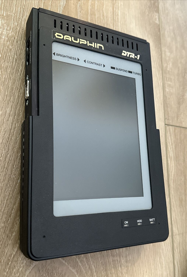 Vintage Dauphin DTR-1 Desktop Rare Old Vintage Hand Held Computer w ...