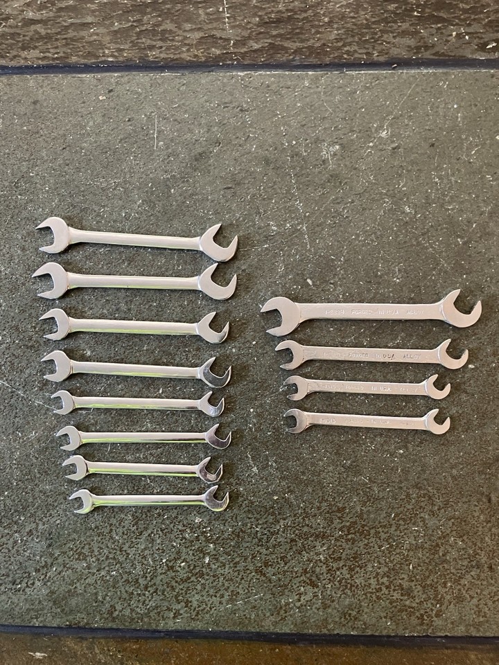 S-K No. 1608 8 Piece Open End Ignition Wrench Set With Pouch / Plus 4 ...