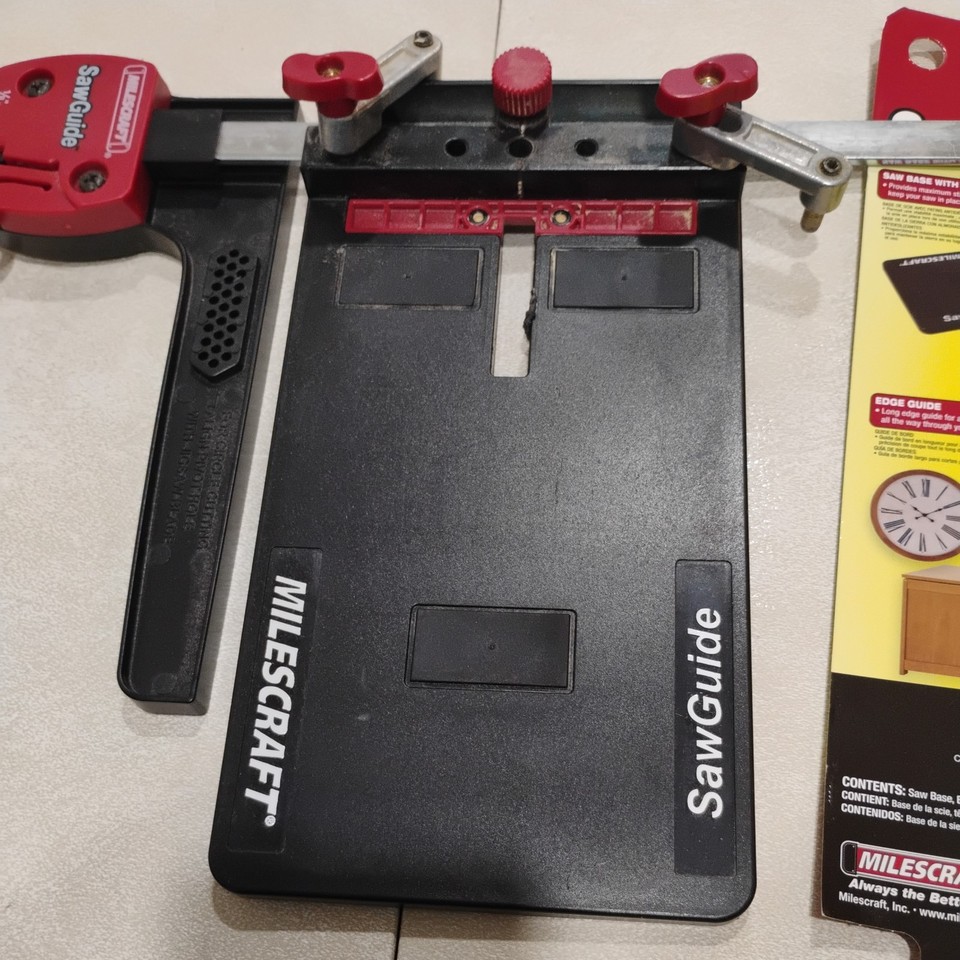 Milescraft Circular & Jig Saw Guide 18" x 6.25" 1403 | eBay