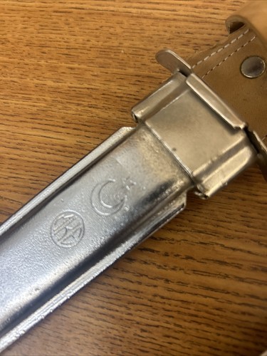 Chrome Turkish Military M1 Garand Rifle Bayonet M-5A1 model with ...