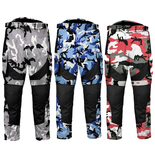 Motorcycle Camo Racing Motorbike Trousers Riding Textile Waterproof ...