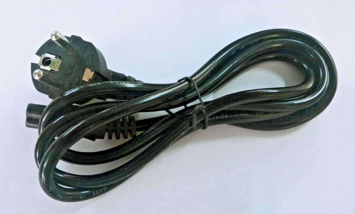 3-Polig 1,5m Stromkabel C5 Micky Maus Kabel Kleeblatt Netzkabel Laptop ...